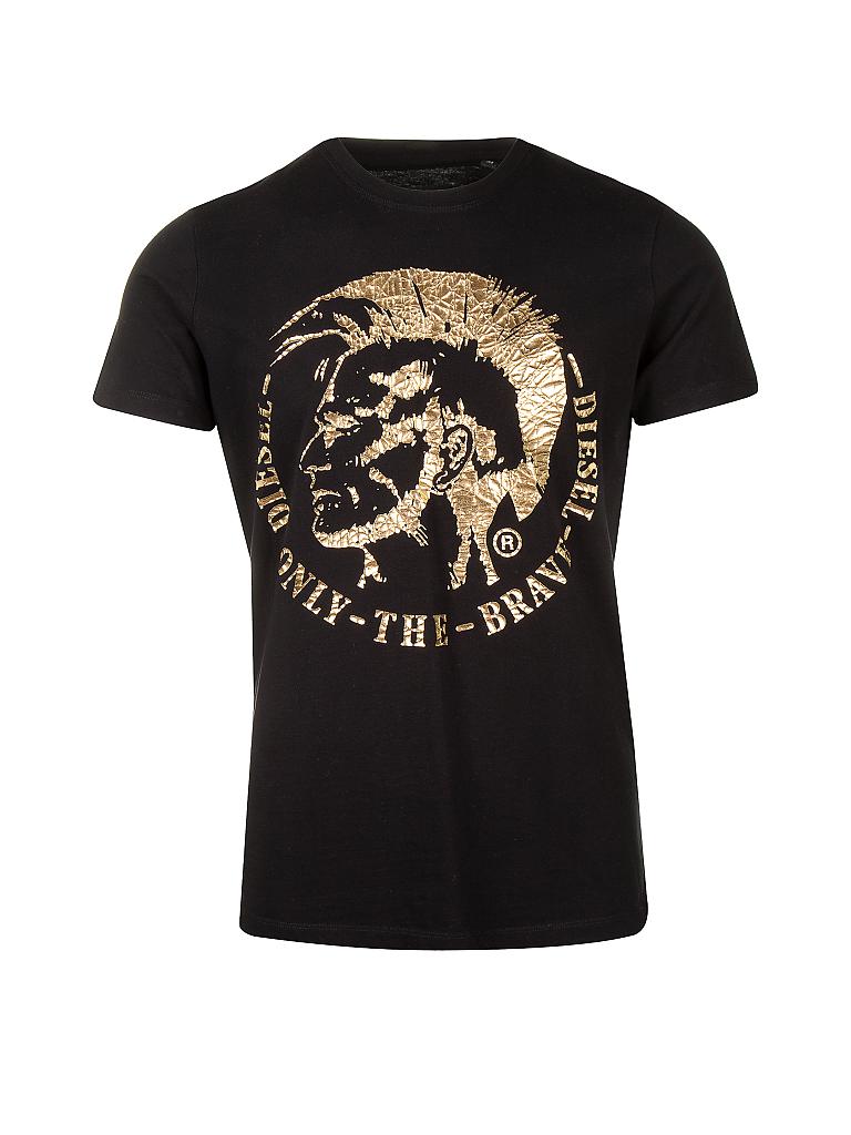 DIESEL T-Shirt "Iro Gold" schwarz | S