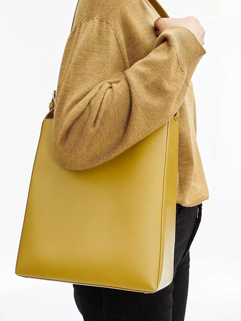 A.P.C. Ledertasche - Umhängetasche VIRGINE olive