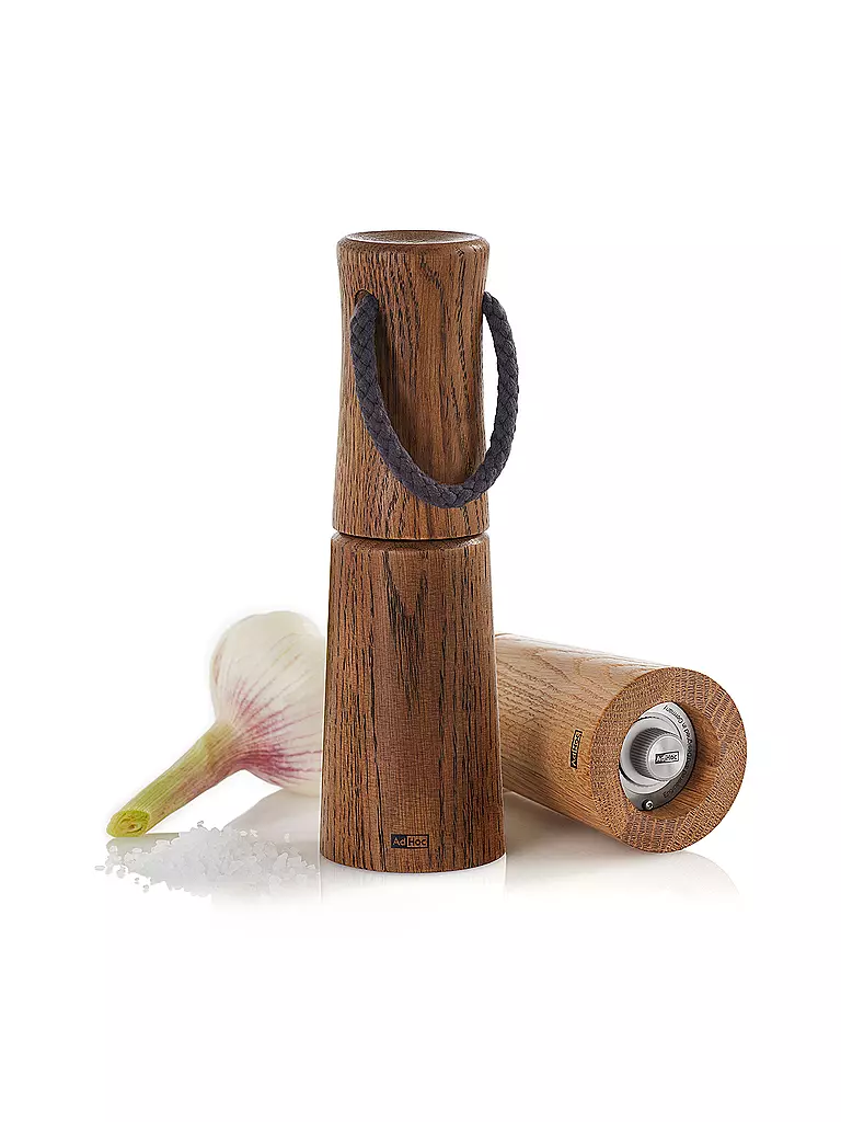 AD HOC Salz- /Pfeffermühle 20cm YASO Eiche / Dunkel braun
