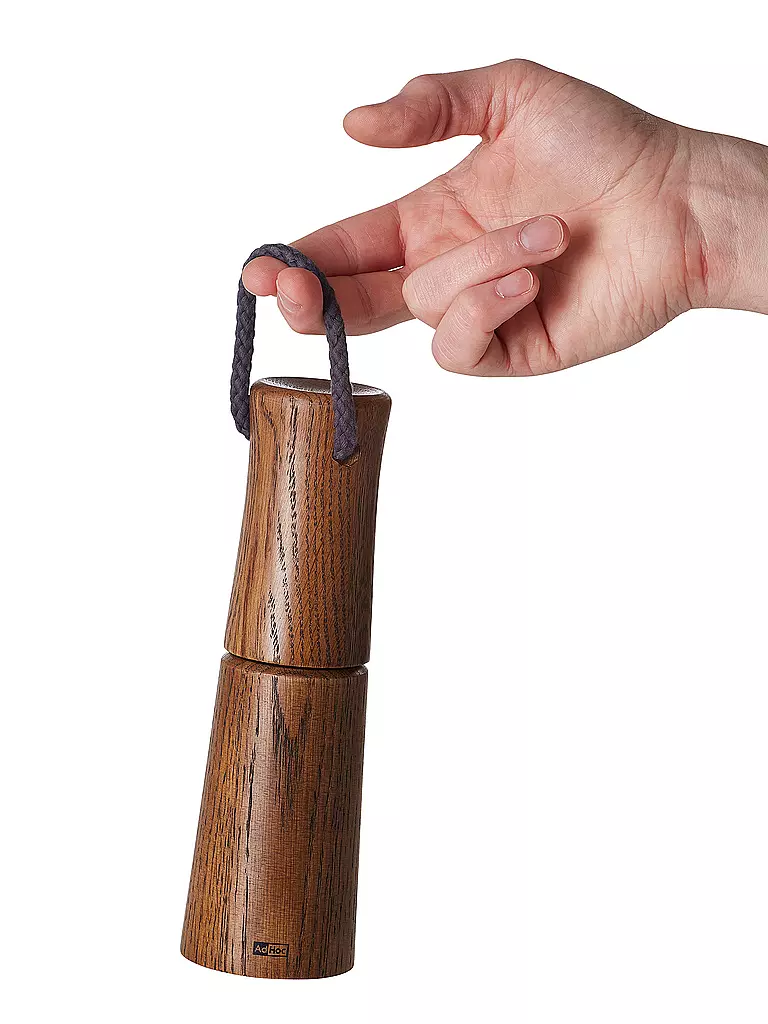 AD HOC Salz- /Pfeffermühle 20cm YASO Eiche / Dunkel braun
