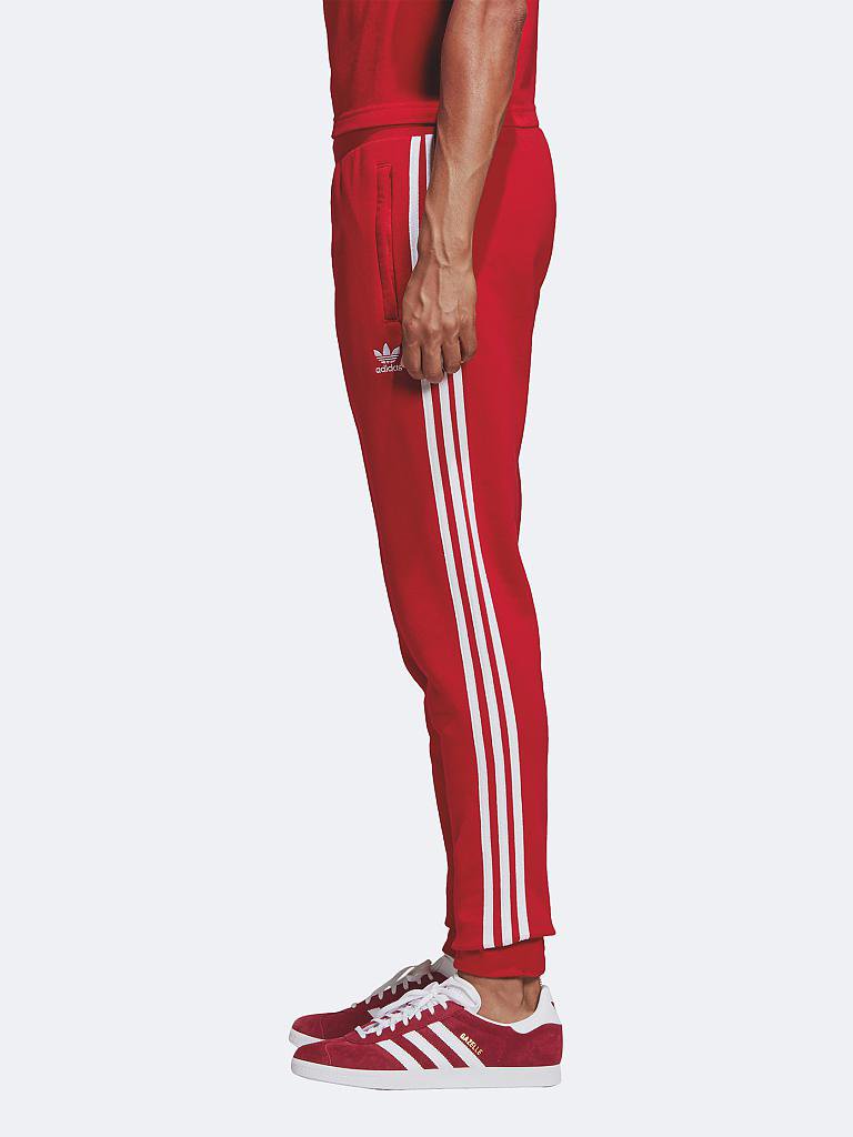 ADIDAS Jogginghose rot