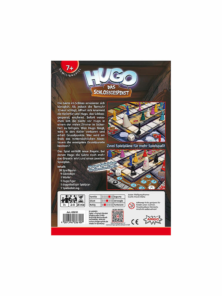 AMIGO Kinderspiel - Hugo - Das Schlossgespenst