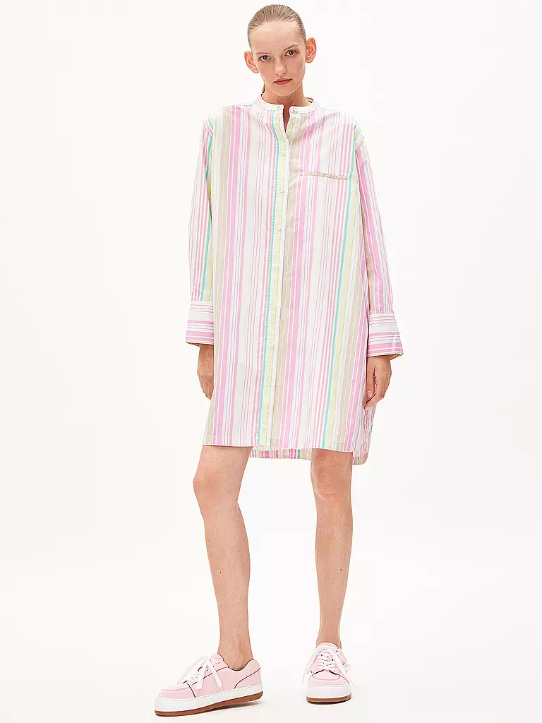 ARMEDANGELS Hemdblusenkleid VAAJA creme