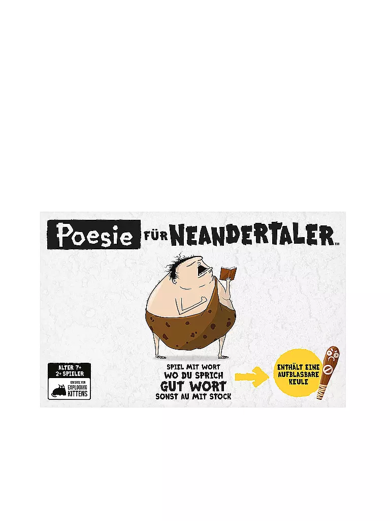 ASMODEE Poesie für Neandertaler keine Farbe