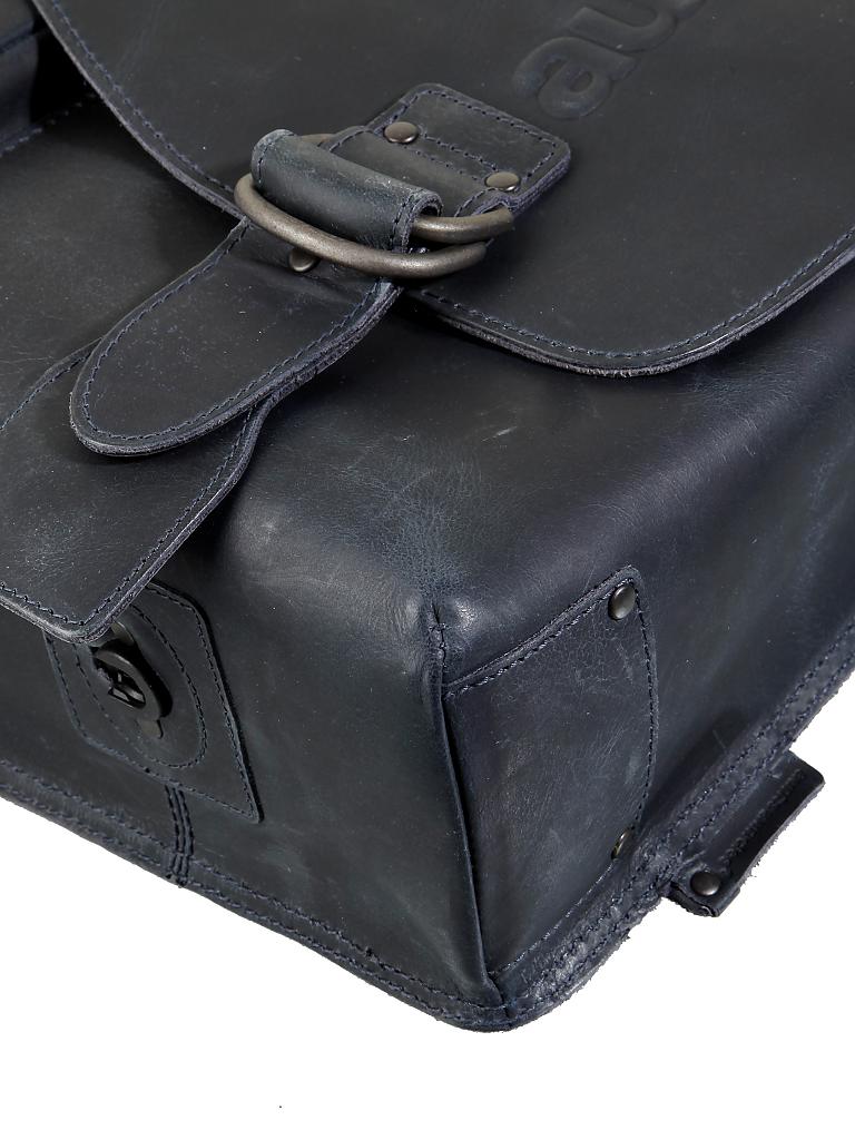 AUNTS & UNCLES Ledertasche - Postbag "Hunter - Judd M" blau