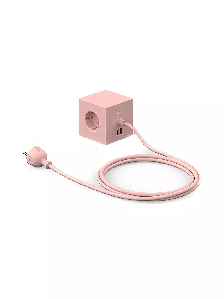 AVOLT Square 1 USB Pink pink