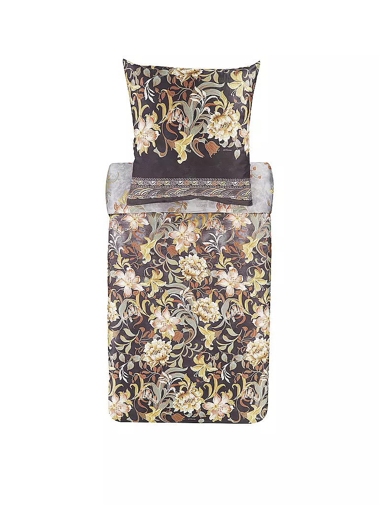 BASSETTI Satin Bettwäsche 140x200cm VERONA Grau grau