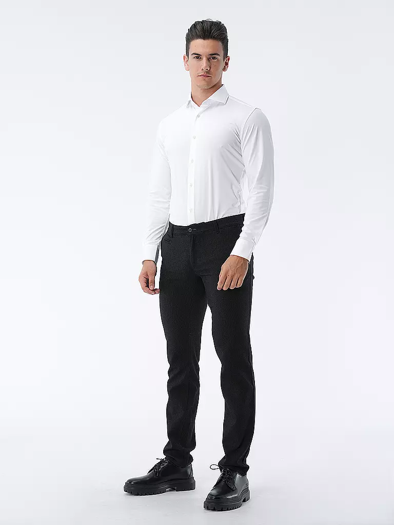 BOSS Hemd Slim Fit HANK weiss