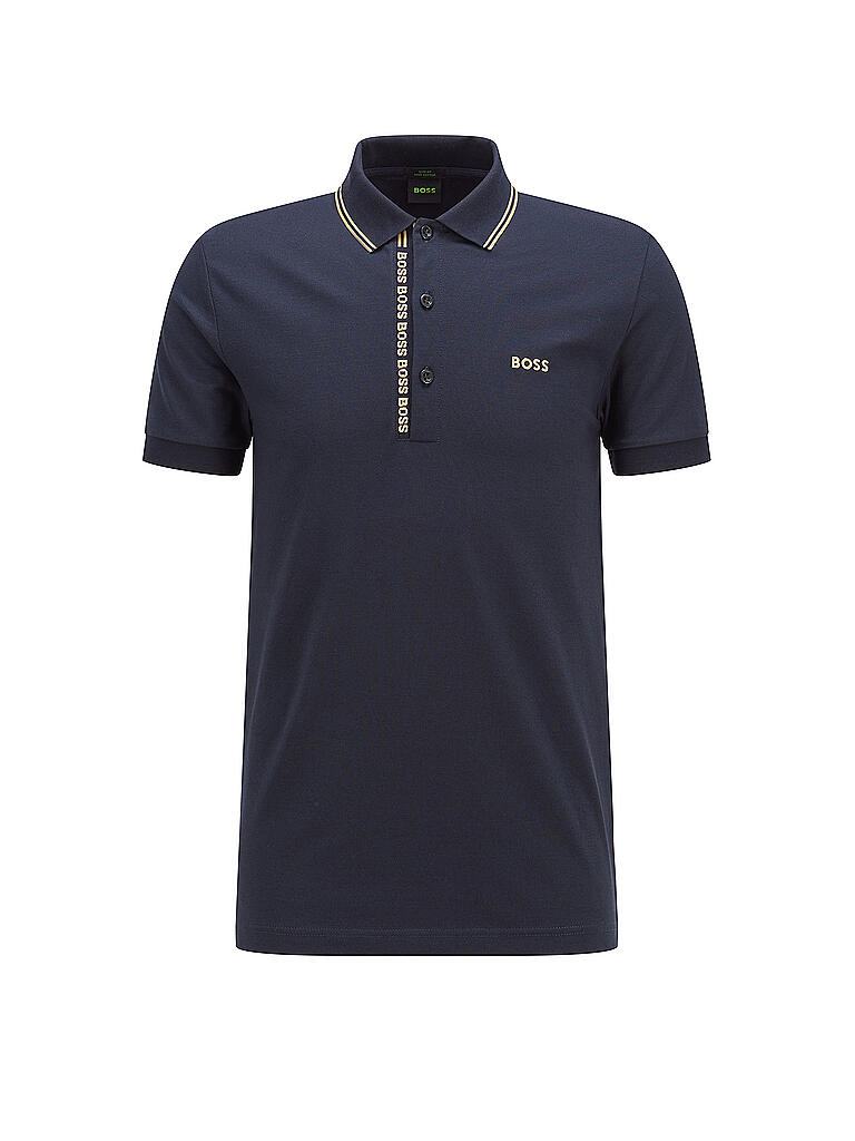 BOSS Poloshirt Slim Fit PAULE 4 blau