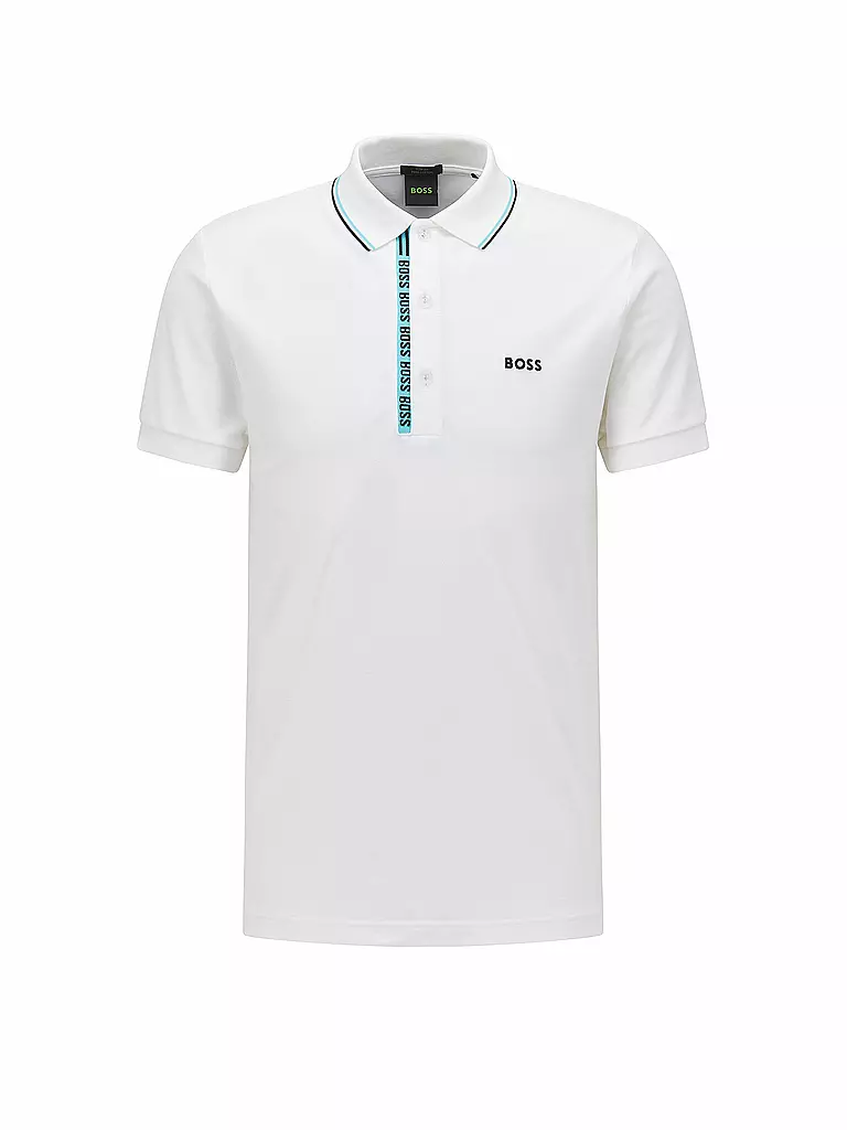 BOSS Poloshirt Slim Fit PAULE 4 weiß