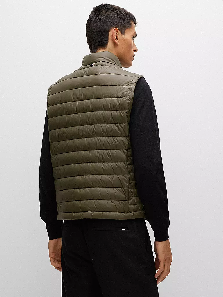 BOSS Steppgilet CALANO grün