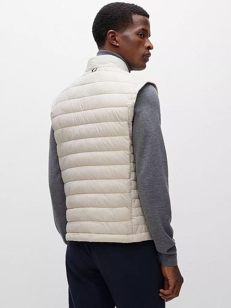 BOSS Steppgilet CALANO weiss