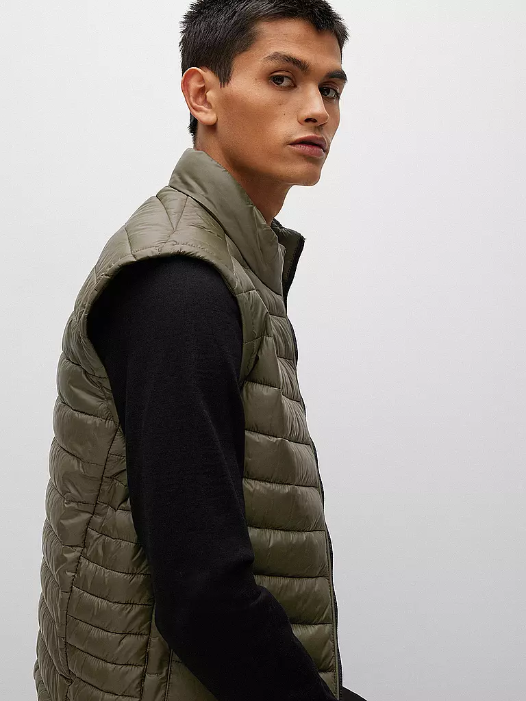 BOSS Steppgilet CALANO grün