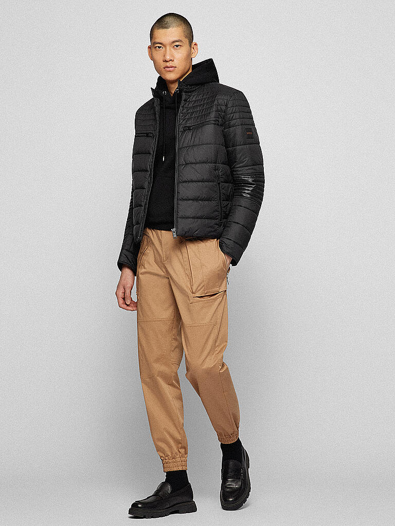 BOSS Steppjacke ODIDDY schwarz