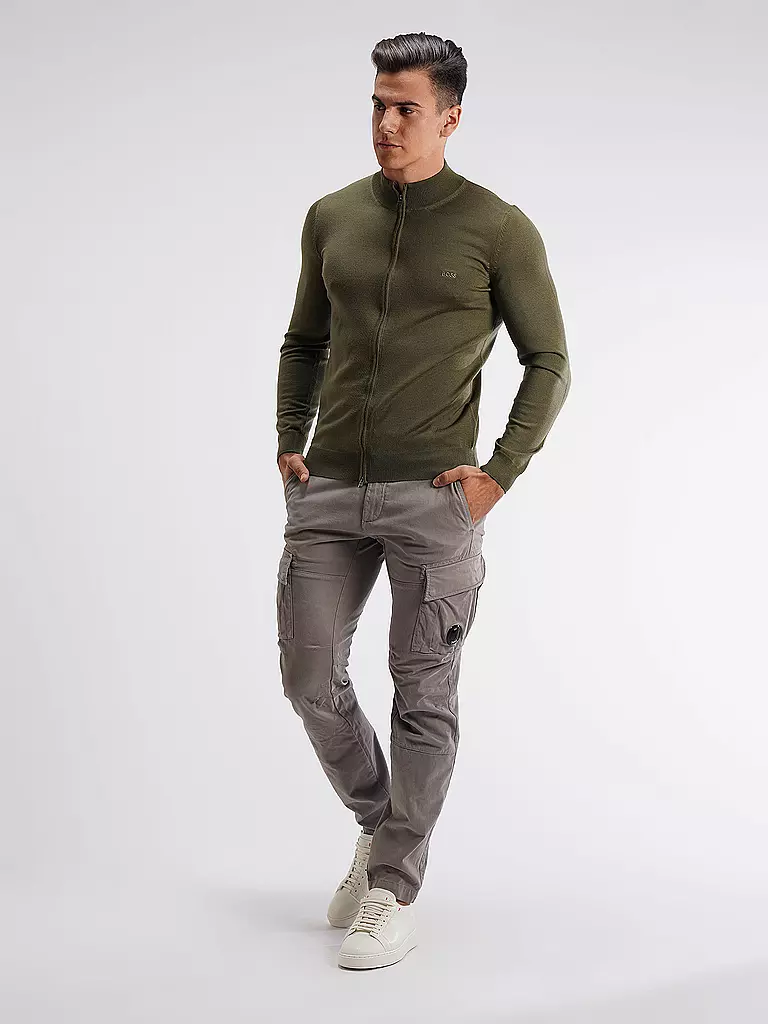 BOSS Strickjacke BALONSO-L olive