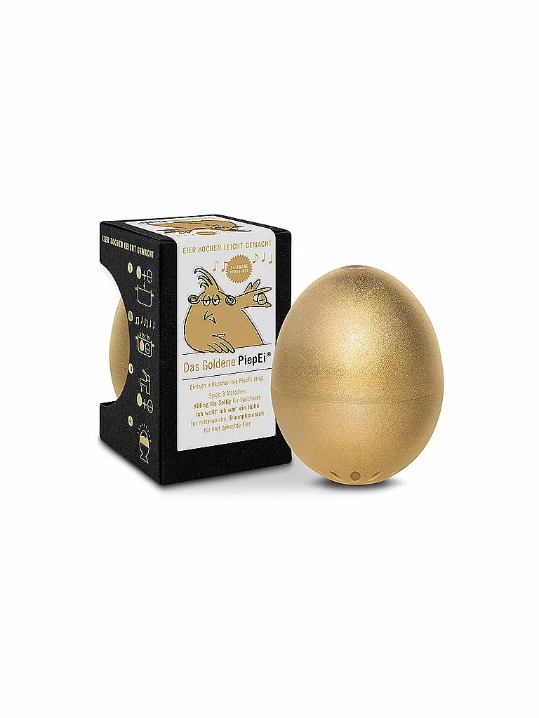 BRAINSTREAM Küchentimer - PiepEi "Gold" gold