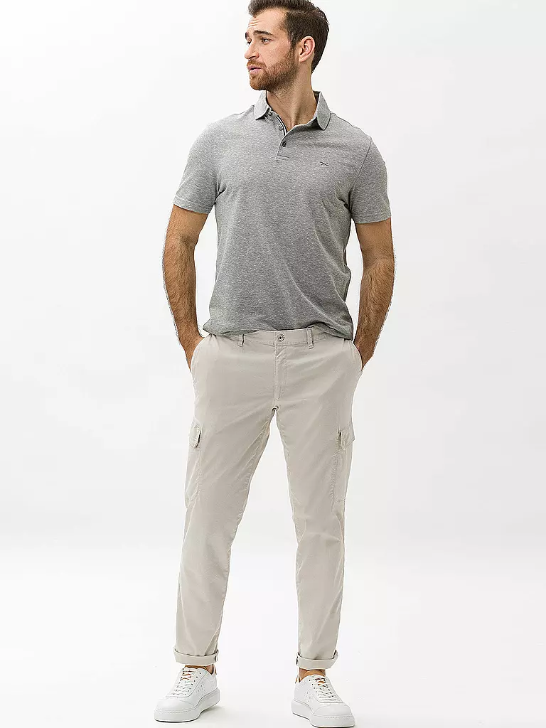 BRAX Cargohose Slim Fit FABIO CGO beige