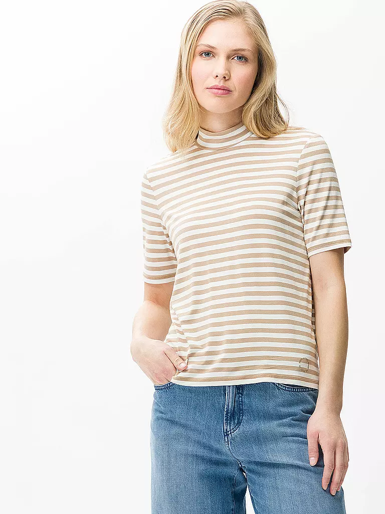 BRAX T-Shirt CAMILLA beige