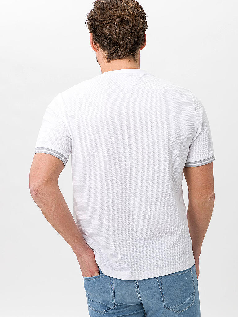 BRAX T-Shirt Regular Fit TODD weiß