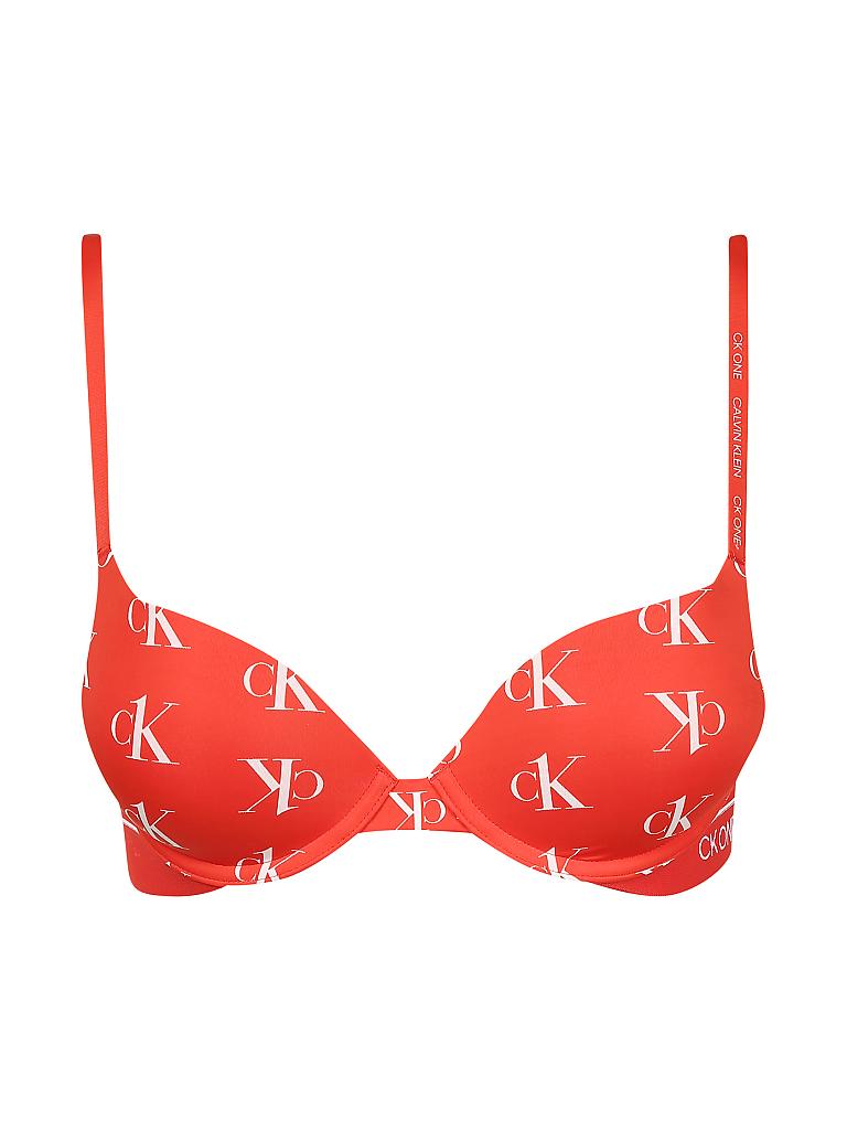 CALVIN KLEIN BH Push Up "CK One" (Rot) rot