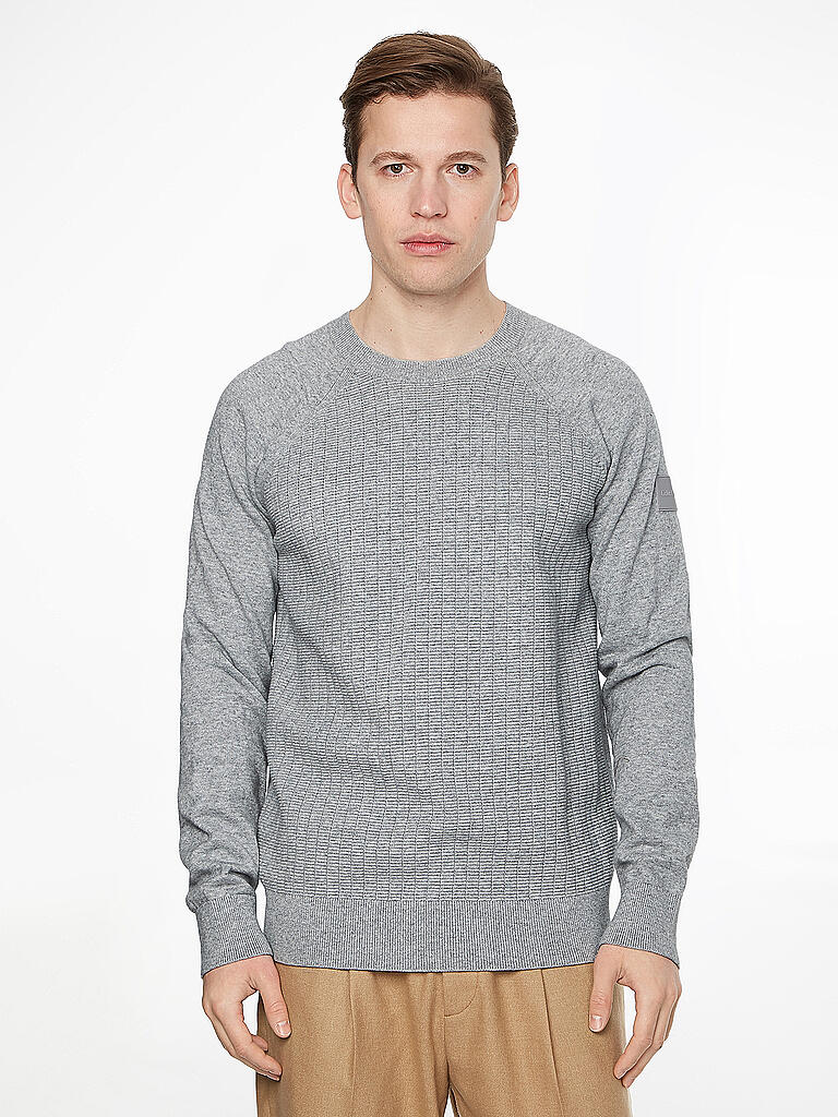 CALVIN KLEIN Pullover RAGLAN grau