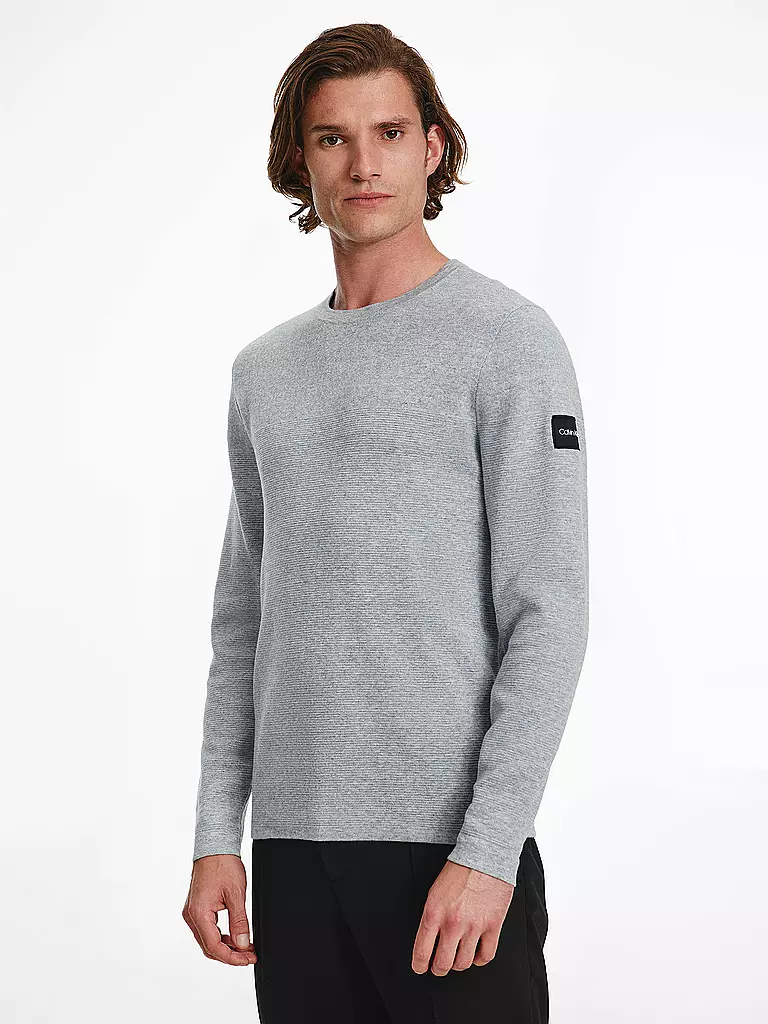CALVIN KLEIN Pullover grau