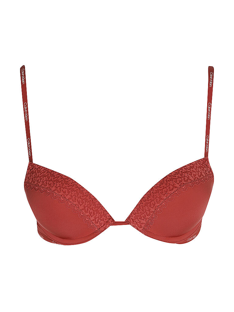CALVIN KLEIN Push Up BH FLIRTY red rot