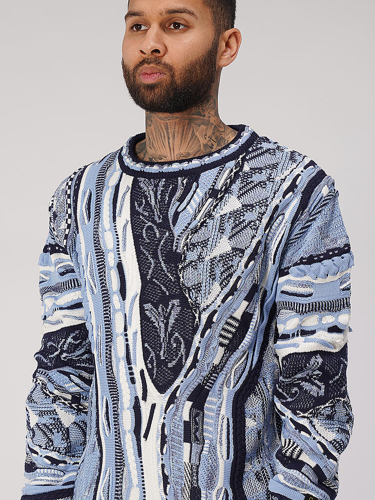 CARLO COLUCCI Pullover blau