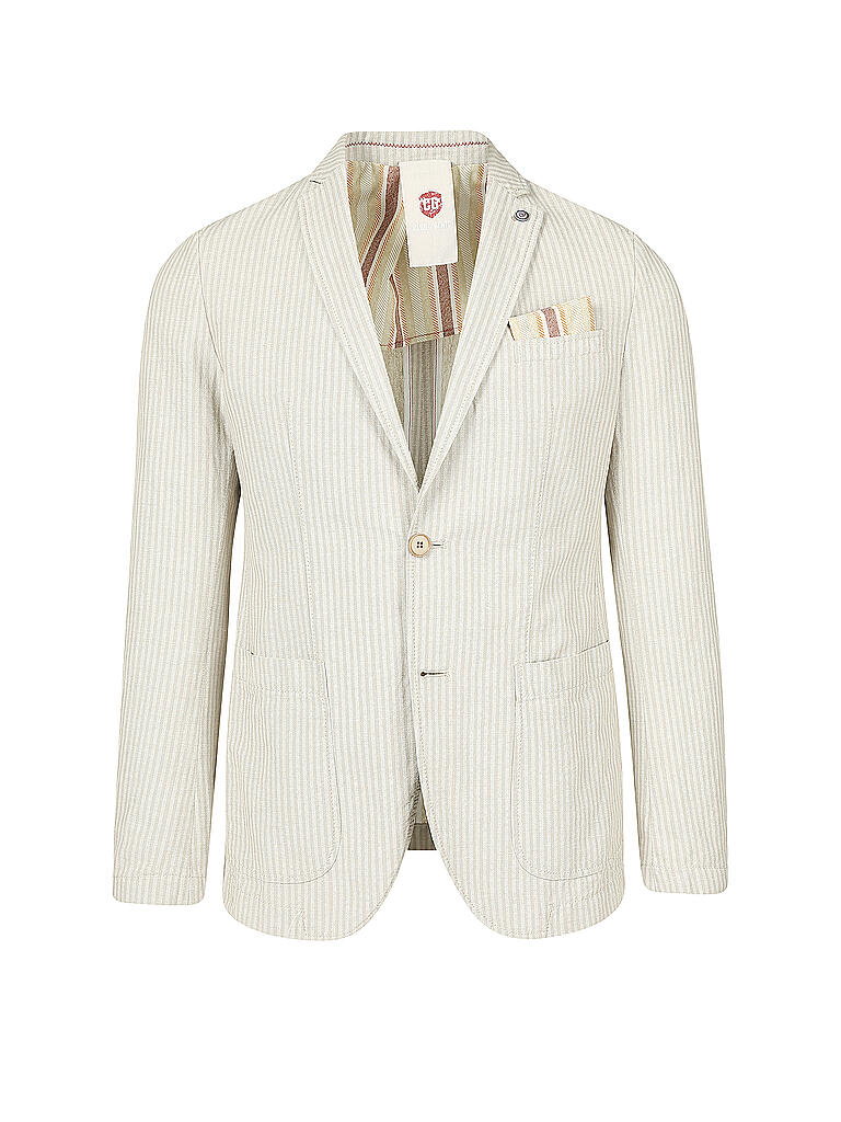 CG - CLUB OF GENTS Leinensakko Slim Fit " Consti " beige