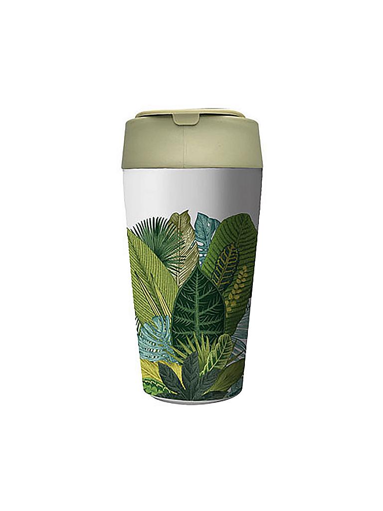 CHIC.MIC Bioloco Cup Plant Deluxe 0,42l Exotic Leaves bunt