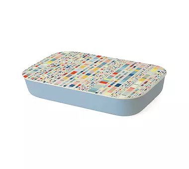 CHIC.MIC bioloco plant classic lunchbox White Noise hellblau