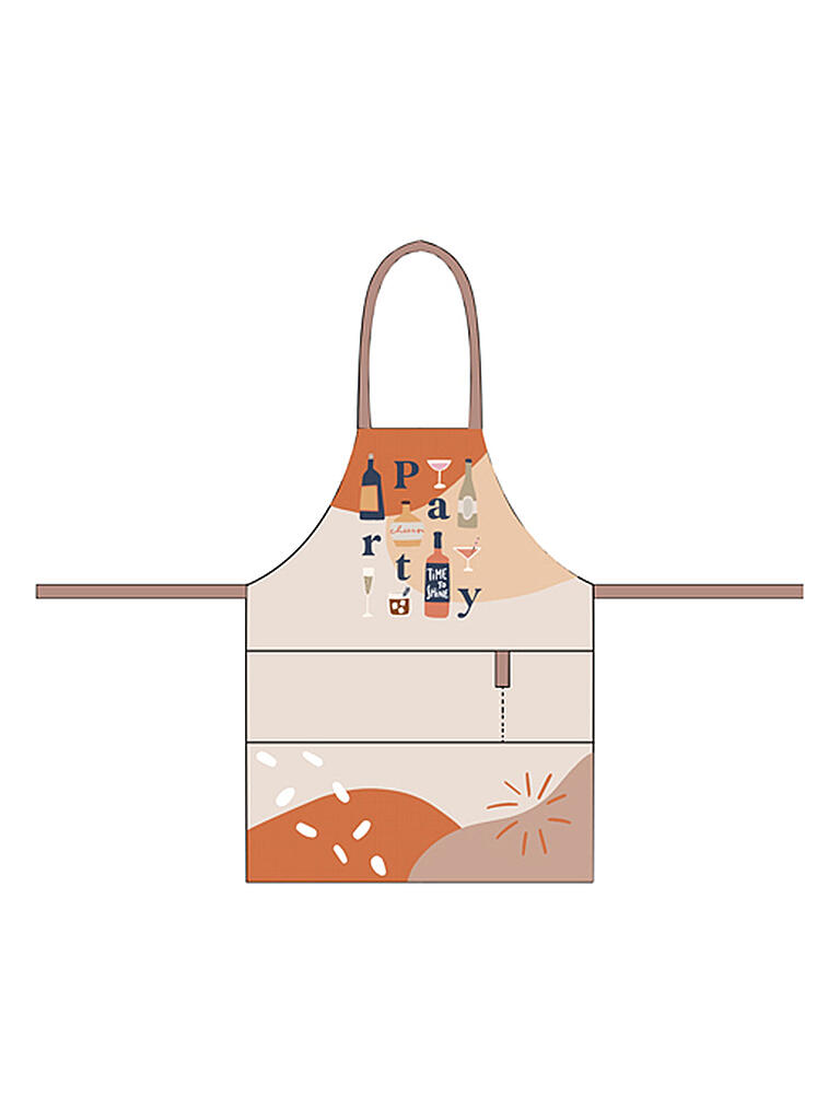 CHIC.MIC Küchenschürze Organic Party bunt