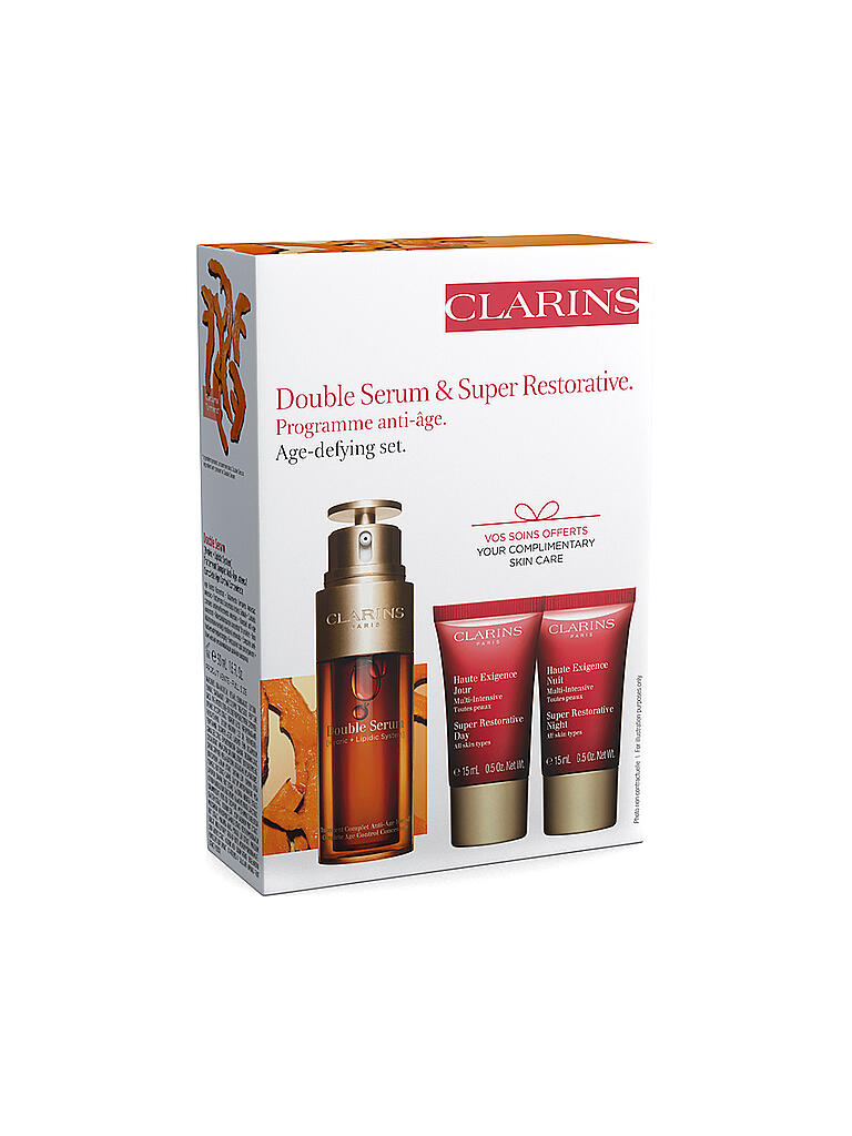 CLARINS Geschenkset - Double Serum / Multi Intensive Set 50ml / 15ml ...