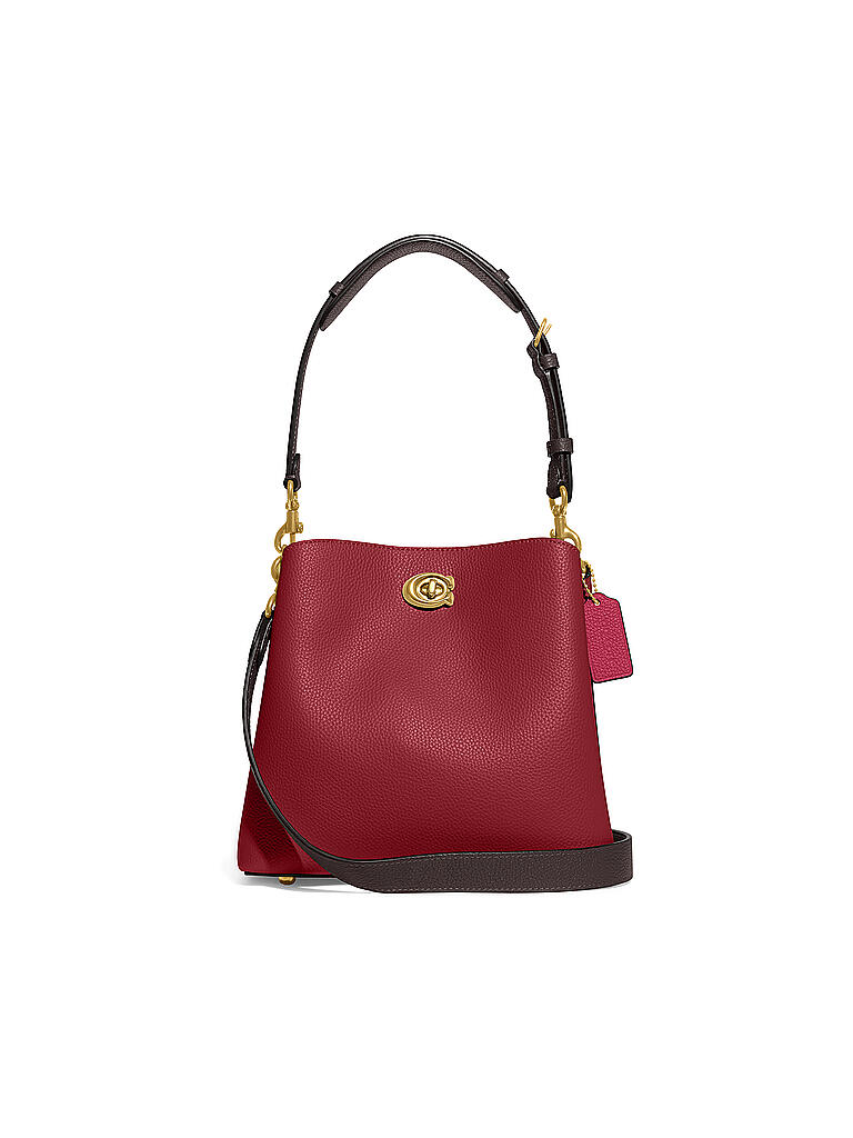 COACH Ledertasche - Bucket Bag rot