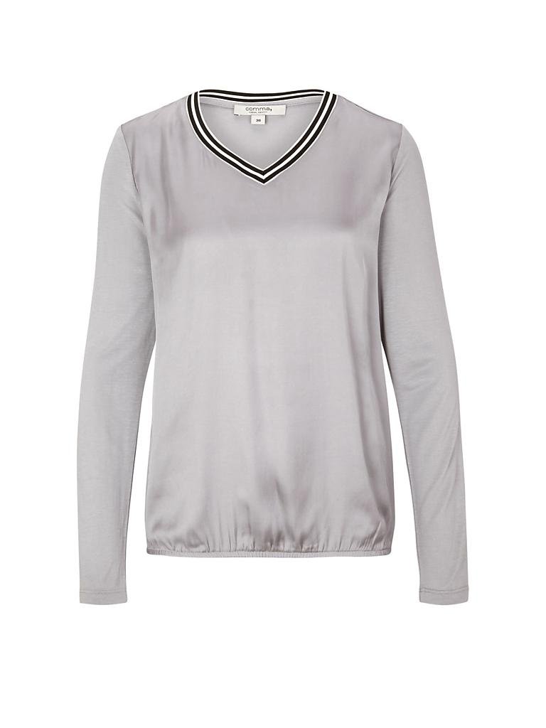 COMMA IDENTITY Langarmshirt grau
