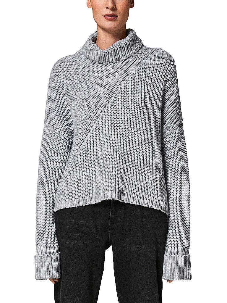 COMMA IDENTITY Rollkragenpullover grau