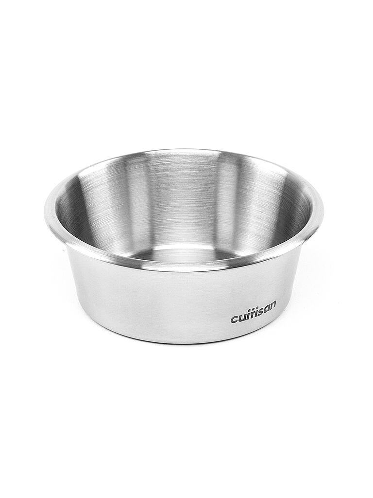 CUITISAN Edelstahl Vorratsdose - Frischhaltedose Flora rund 0,3l silber