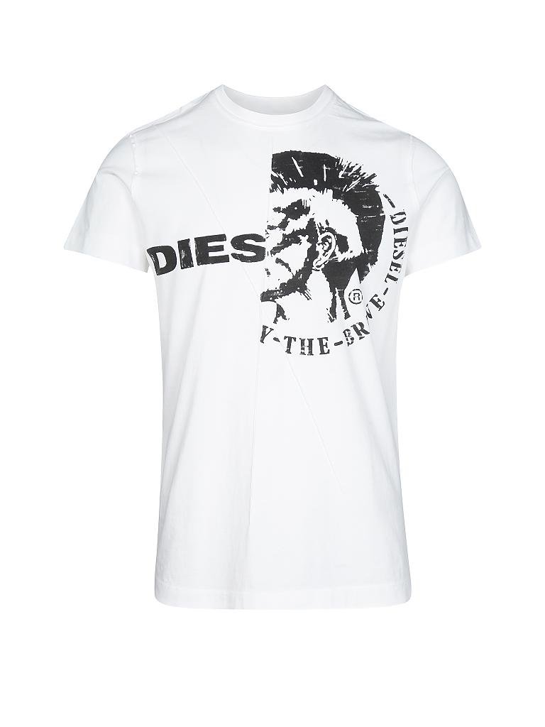 DIESEL T-Shirt weiß | S