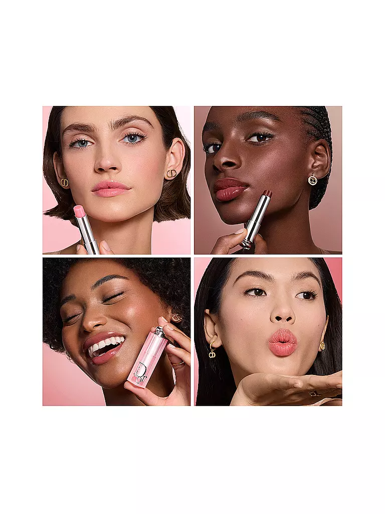 DIOR Dior Addict Lip Glow 48-Stunden feuchtigkeitsspendender Lippenbalsam (077 Candy) rosa