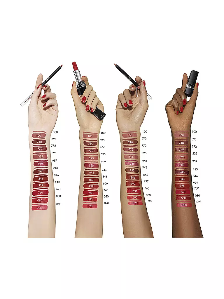 DIOR Rouge Dior Satin Lippenstift ( 683 Rendez-Vous ) rosa