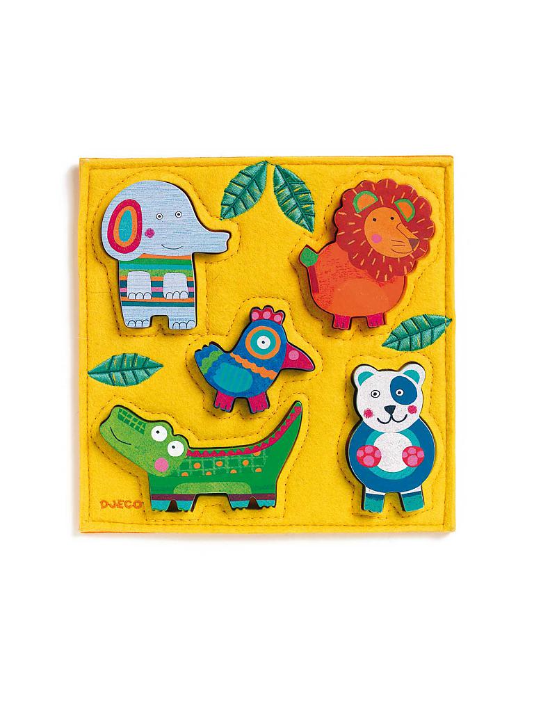 DJECO Holz-Puzzle "Junga" keine Farbe