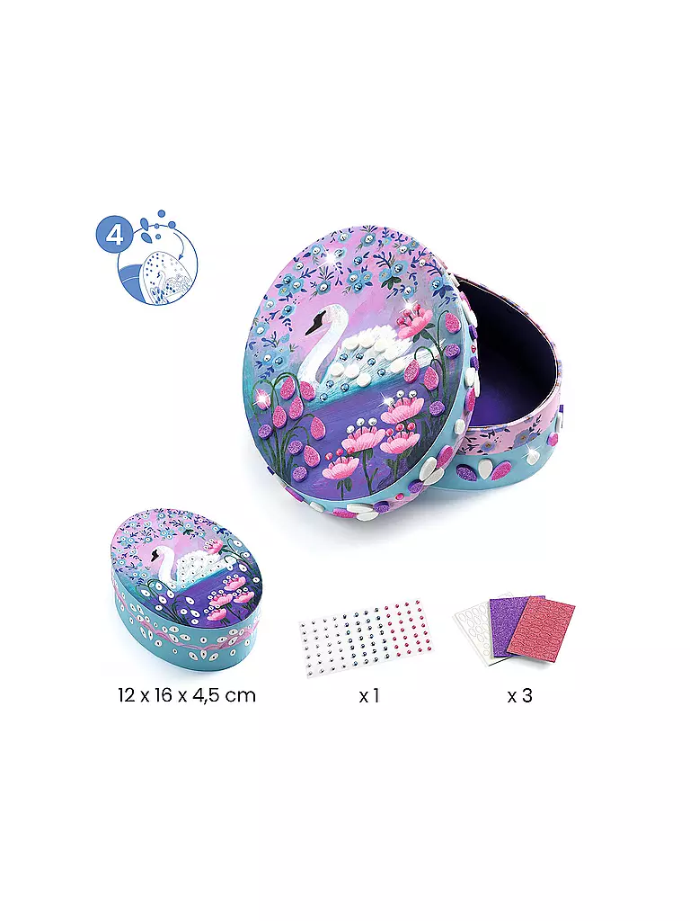 DJECO Nymphea 5 kreative Aktivitäten keine Farbe