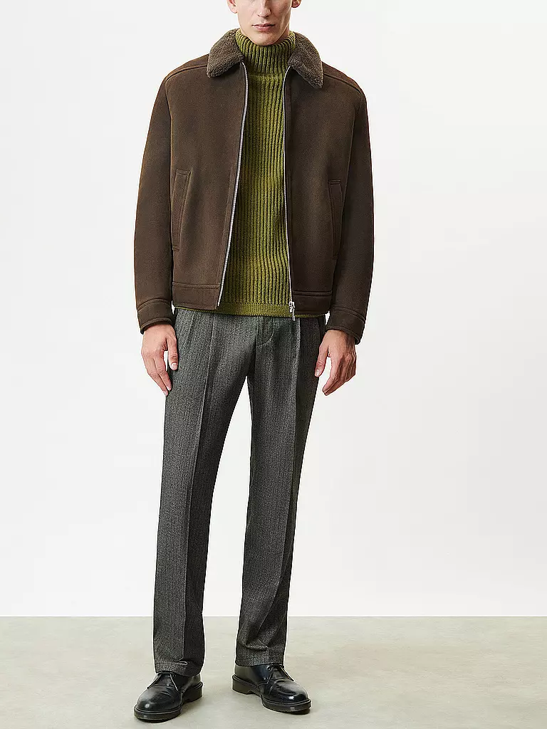 DRYKORN Shearlingjacke GORANO 1 braun