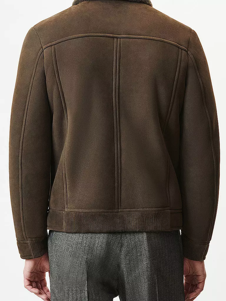 DRYKORN Shearlingjacke GORANO 1 braun