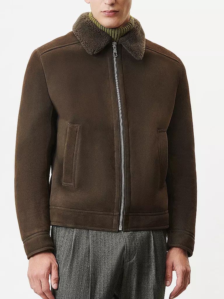 DRYKORN Shearlingjacke GORANO 1 braun