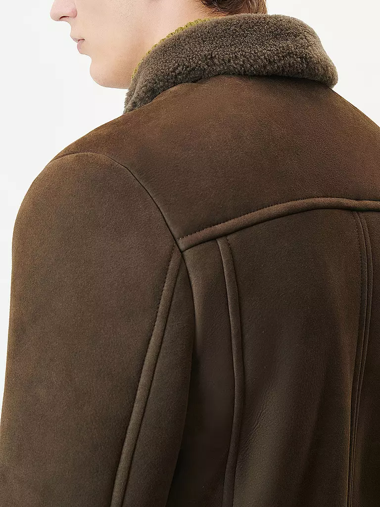 DRYKORN Shearlingjacke GORANO 1 braun