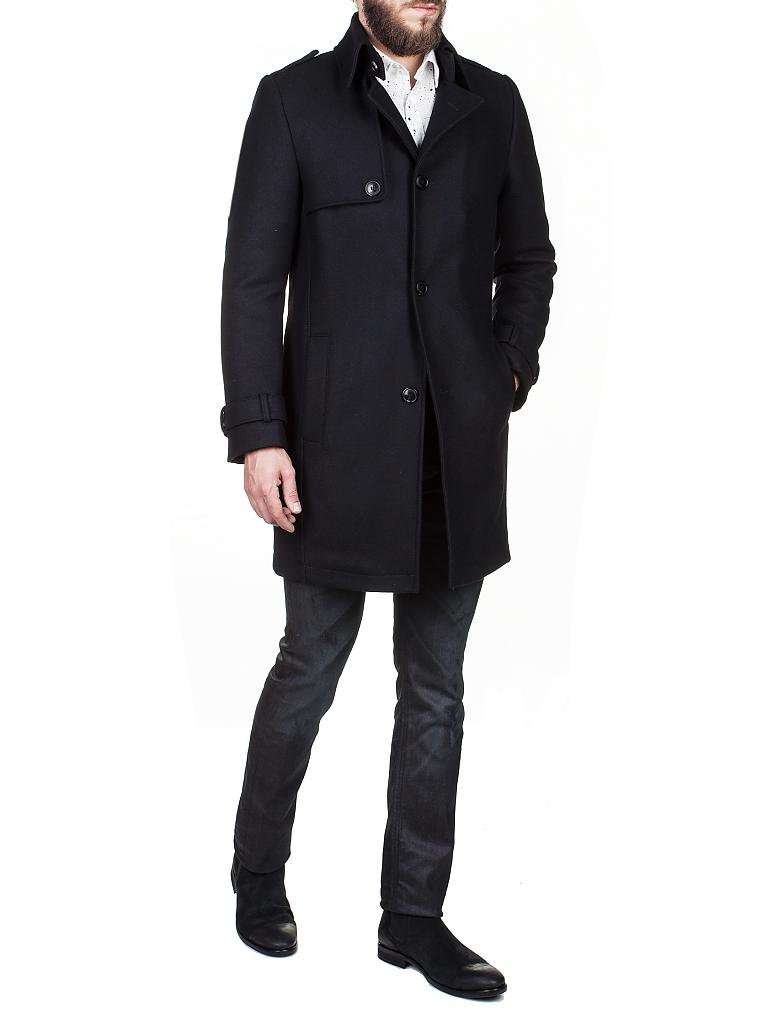 DRYKORN Wollmantel "Skopje" schwarz