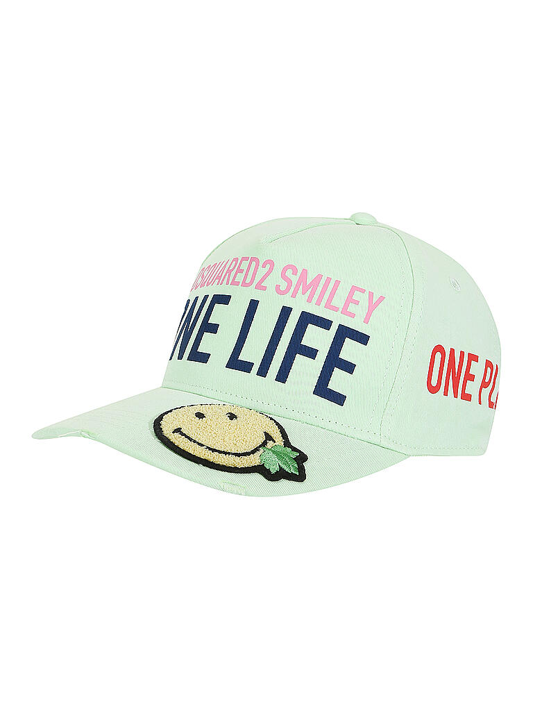 DSQUARED 2 Kappe Smiley One Life grün