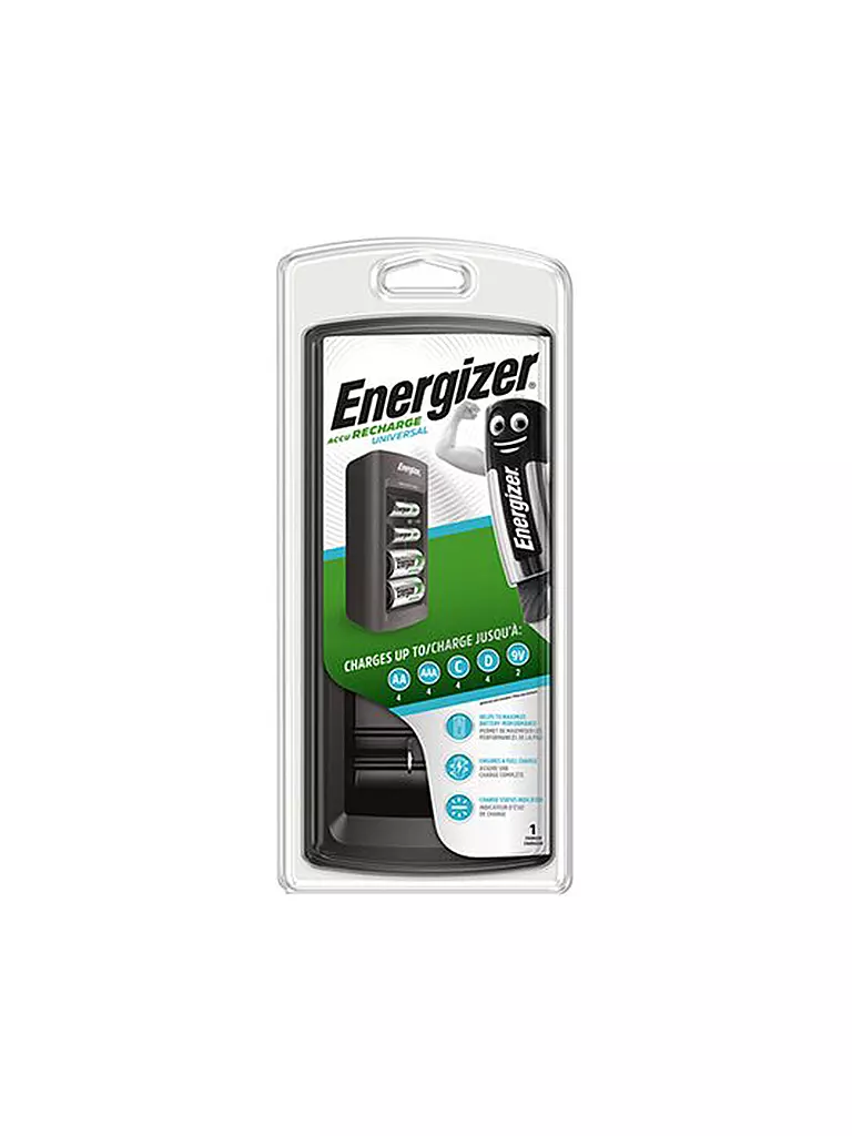 ENERGIZER NiMH-Akku-Ladegerät Universal ohne Akkus keine Farbe ENERGIZER NiMH-Akku-Ladegerät Universal ohne Akkus keine Farbe