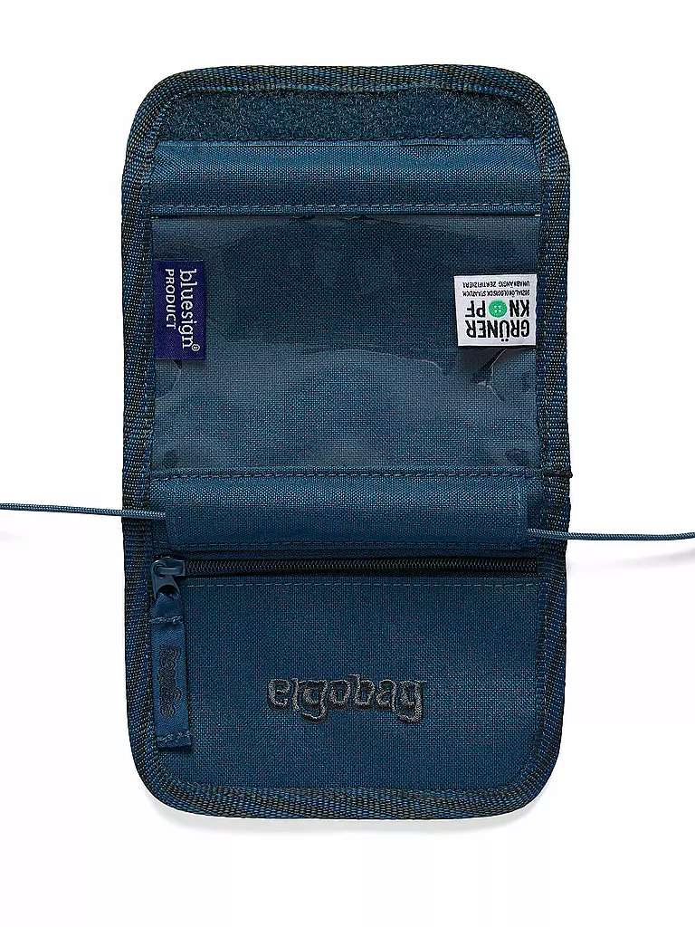 ERGOBAG Brustbeutel RobotBär blau